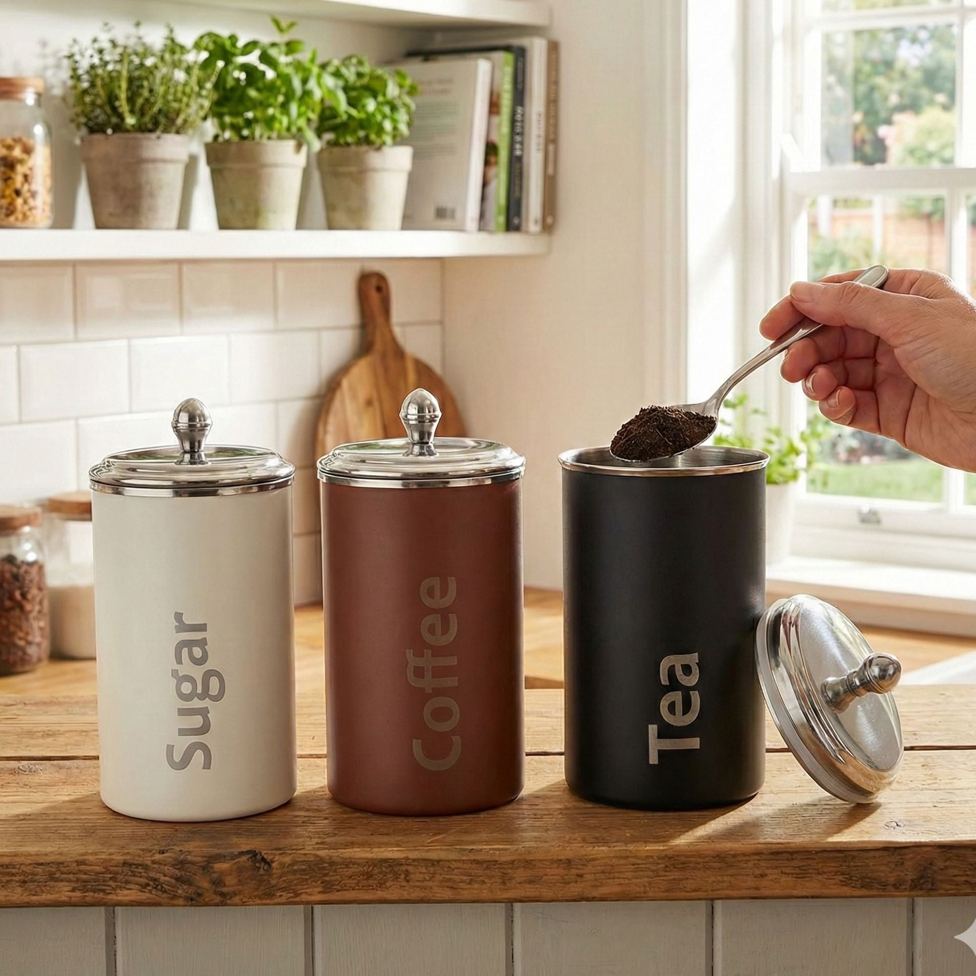 Stainless Steel Kitchen Storage Canister | Pddfalcon – PddFalcon