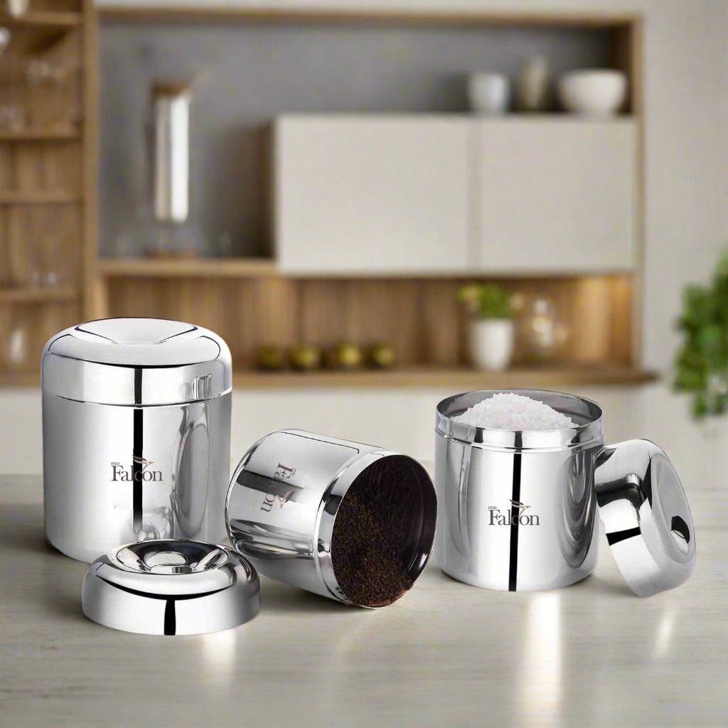 Shop Apple Stainless Steel Canister Online In India – PddFalcon