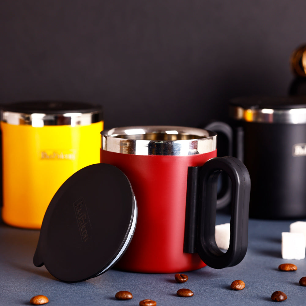 Shop Stainless Steel Coffee Mug, Wake Up mug Online. – PddFalcon