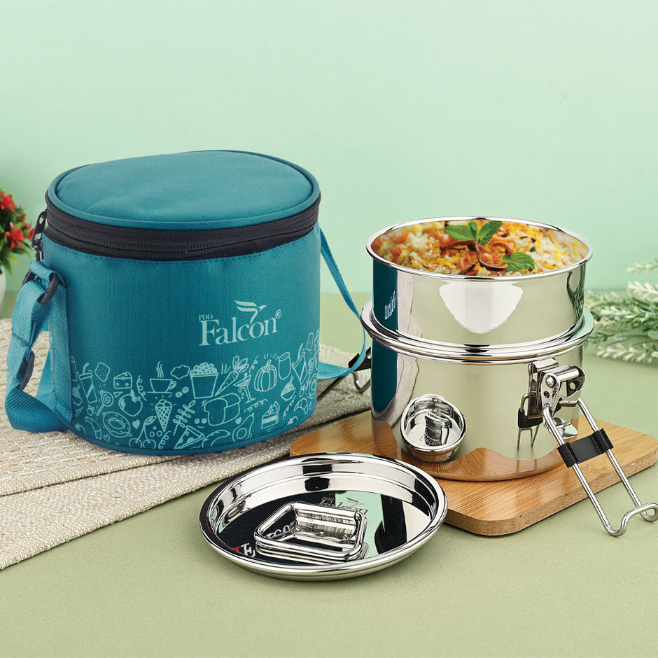 Buy Stainless Steel lunch boxes online in India – PddFalcon